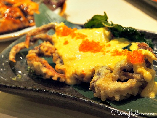 golden softshell crab - PureGlutton