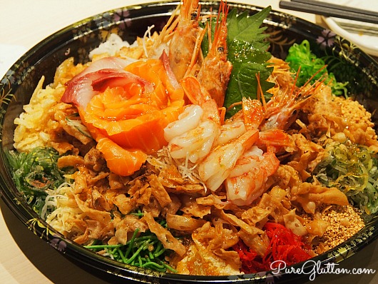 yee sang with fish - PureGlutton